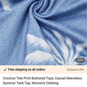 Temu | Tops | Womens Crew Neck Swing Tank Top | Poshmark